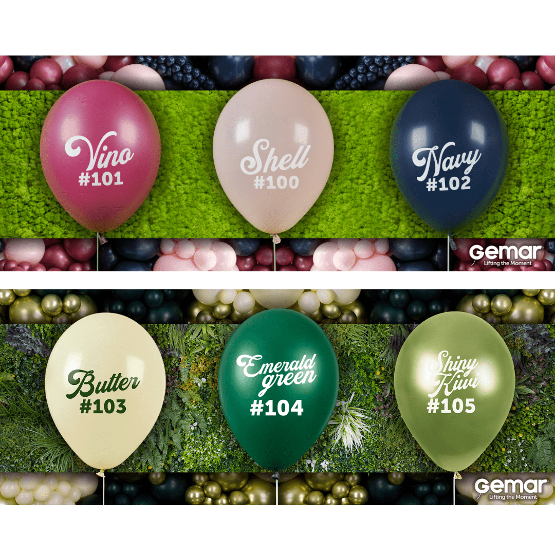Gemar Balloons Launches Six New Colors to Celebrate 122 Years. - Gemar
